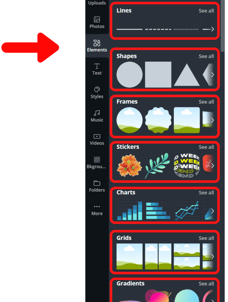 Secret Canva Element Codes - Blogging Guide