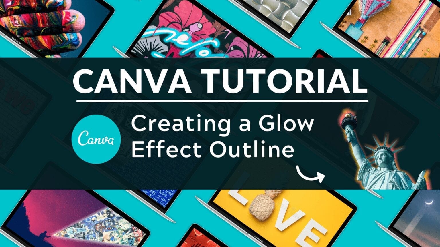 How to Create a Glowing Outline Effect in Canva - Blogging Guide