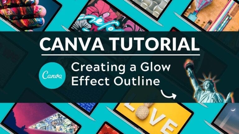 How to Create a Glowing Outline Effect in Canva - Blogging Guide