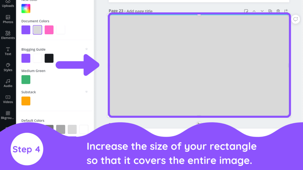 How to Add a Color Overlay to Images in Canva - Blogging Guide