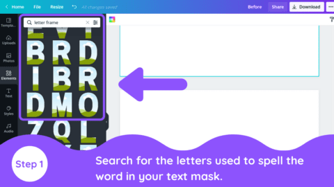 How to Create a Text Mask in Canva - Blogging Guide