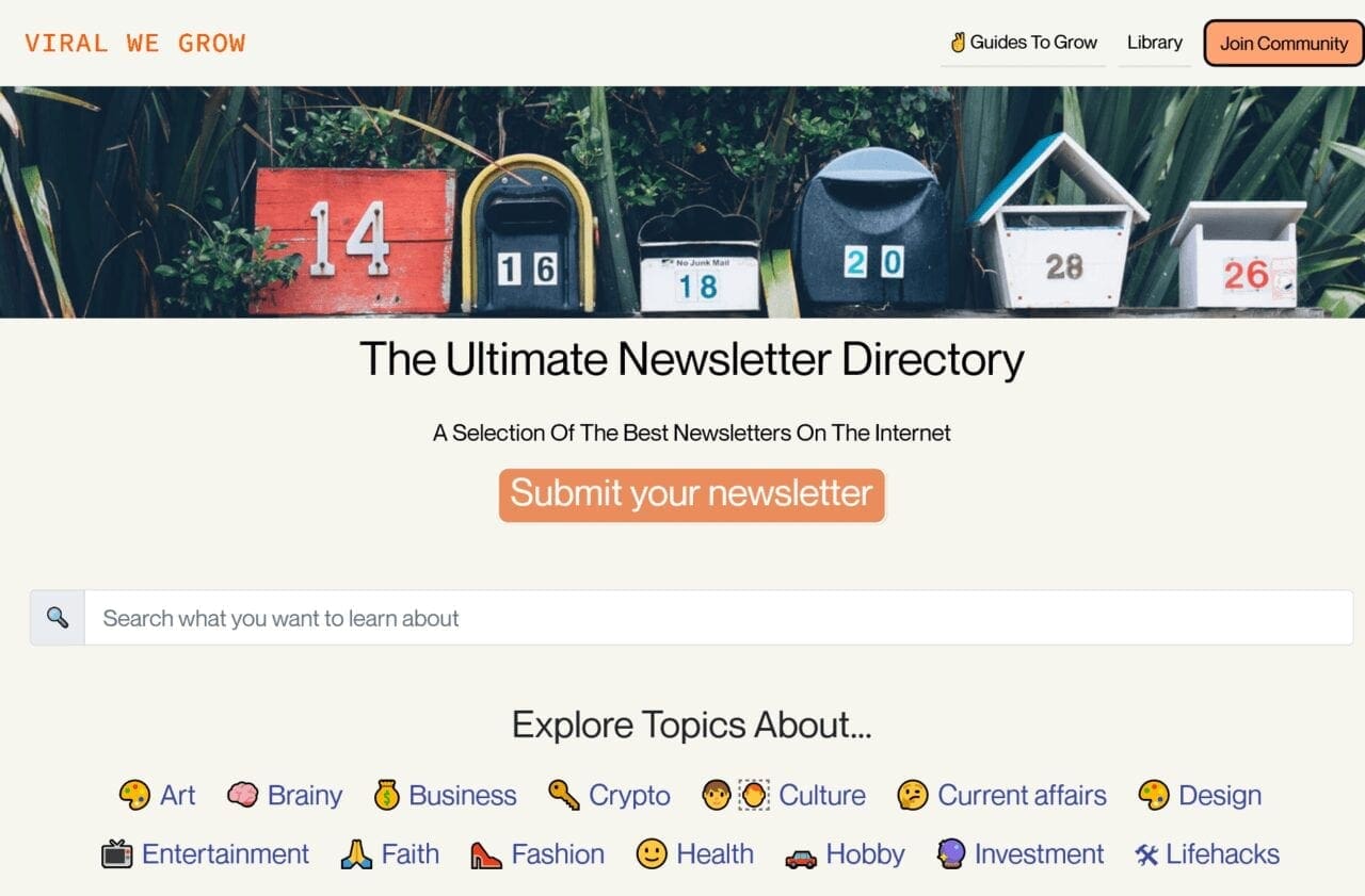 The Ultimate List of Newsletter Directories - Blogging Guide