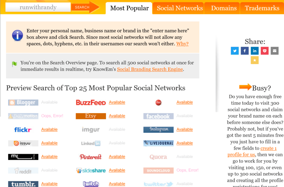 How to Claim Social Media Handles - Blogging Guide