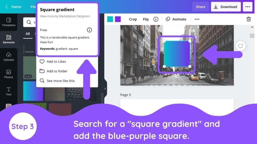 How to Add a Gradient in Canva - Blogging Guide