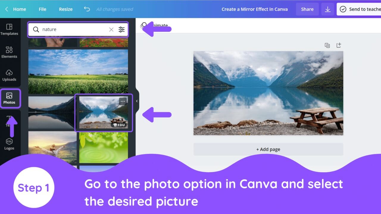Canva Mirror Effect: How to Use Canva to Create a Mirror Effect with ...