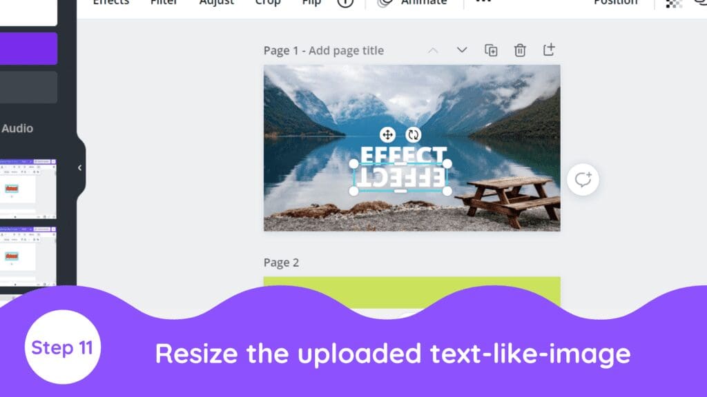 Canva Mirror Effect: How to Use Canva to Create a Mirror Effect with ...