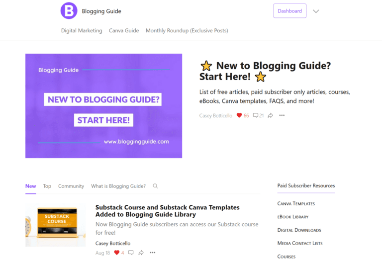 Using Substack as Your Blog - Blogging Guide