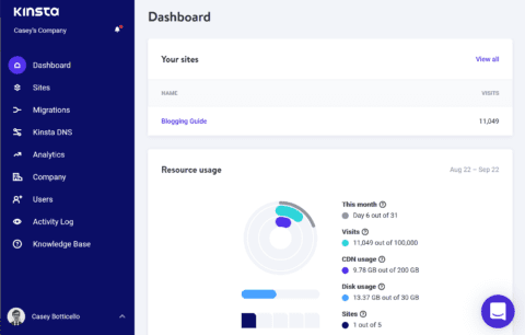 Kinsta Review: My Experience Using Kinsta - Blogging Guide