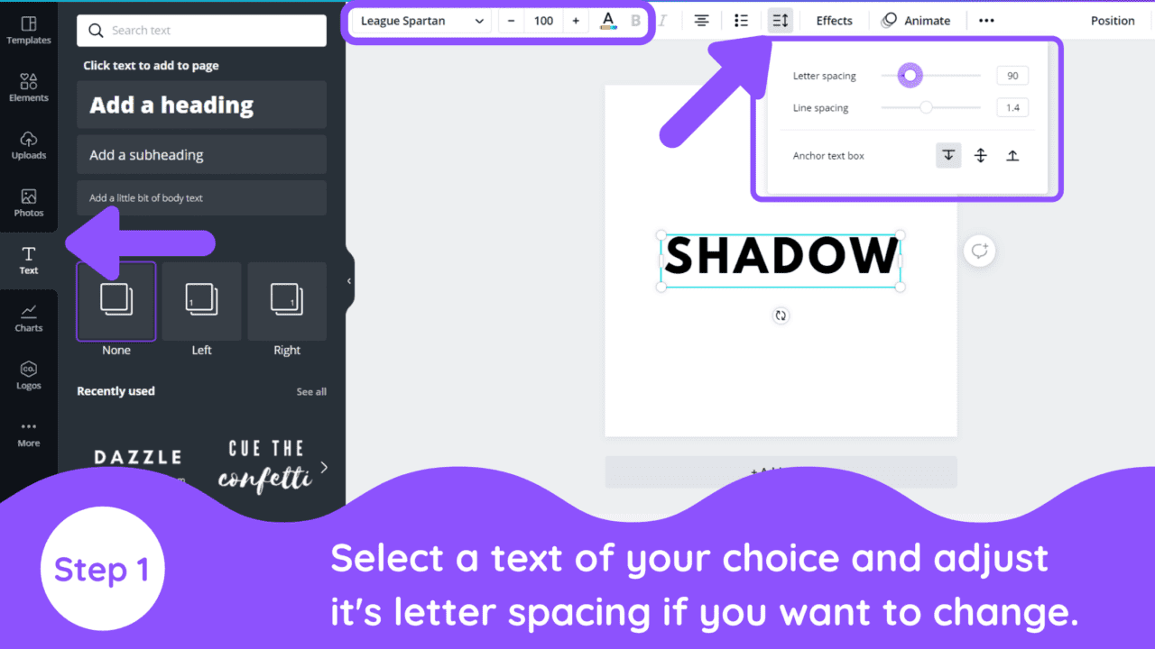 How to Create a Long Shadow Effect in Canva - Blogging Guide