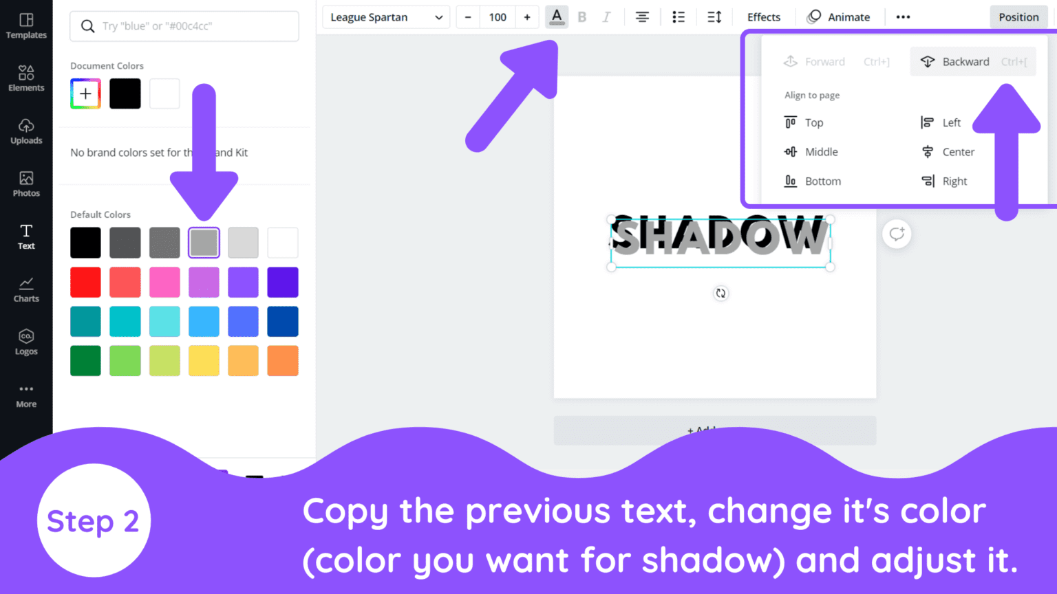 How to Create a Long Shadow Effect in Canva - Blogging Guide
