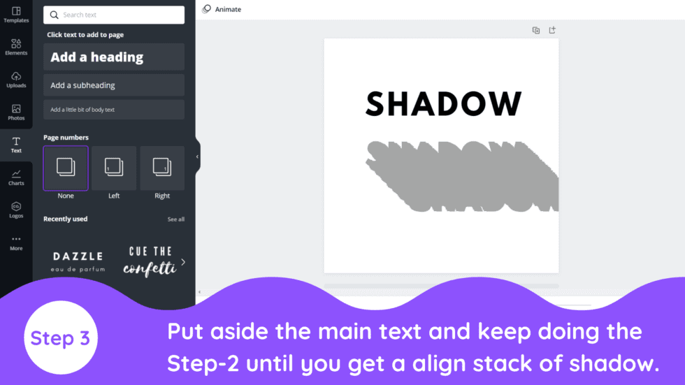 How to Create a Long Shadow Effect in Canva - Blogging Guide