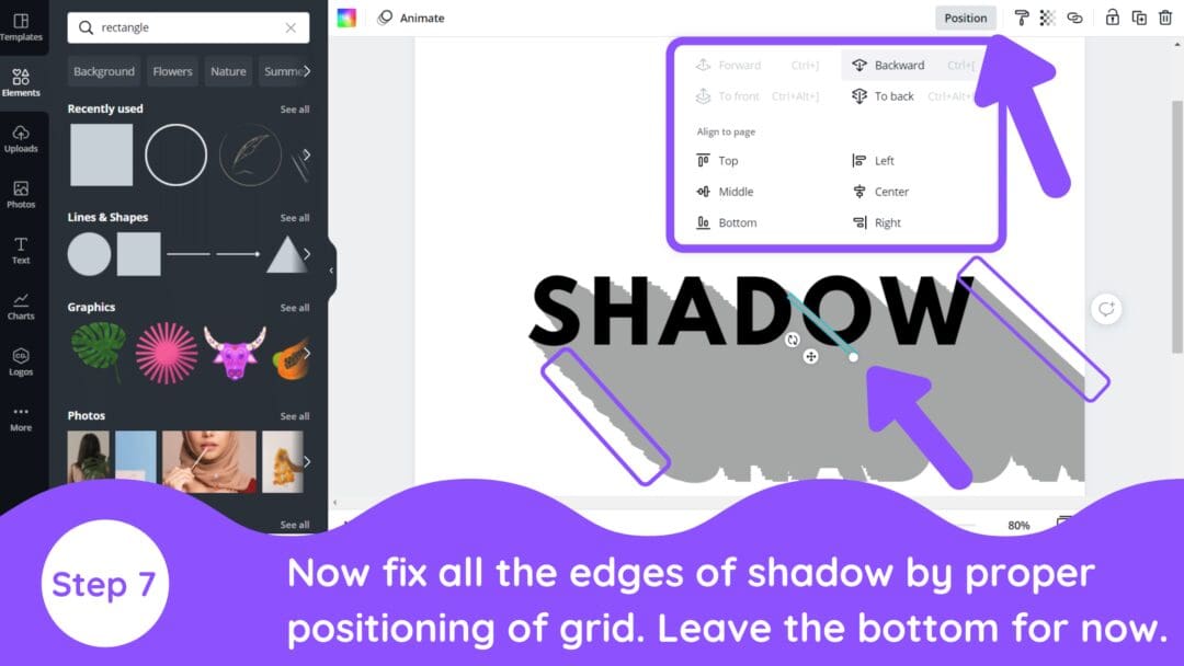How To Create A Long Shadow Effect In Canva Blogging Guide