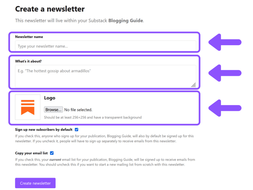 Substack Sections - Blogging Guide