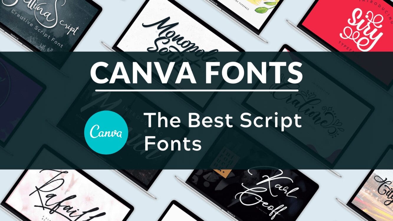 Canva Script Fonts The Best Script Fonts In Canva Blogging Guide