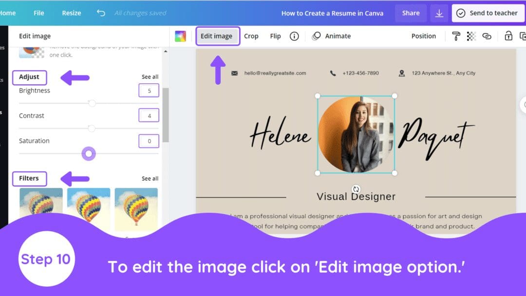 How to Create a Resume in Canva - Blogging Guide