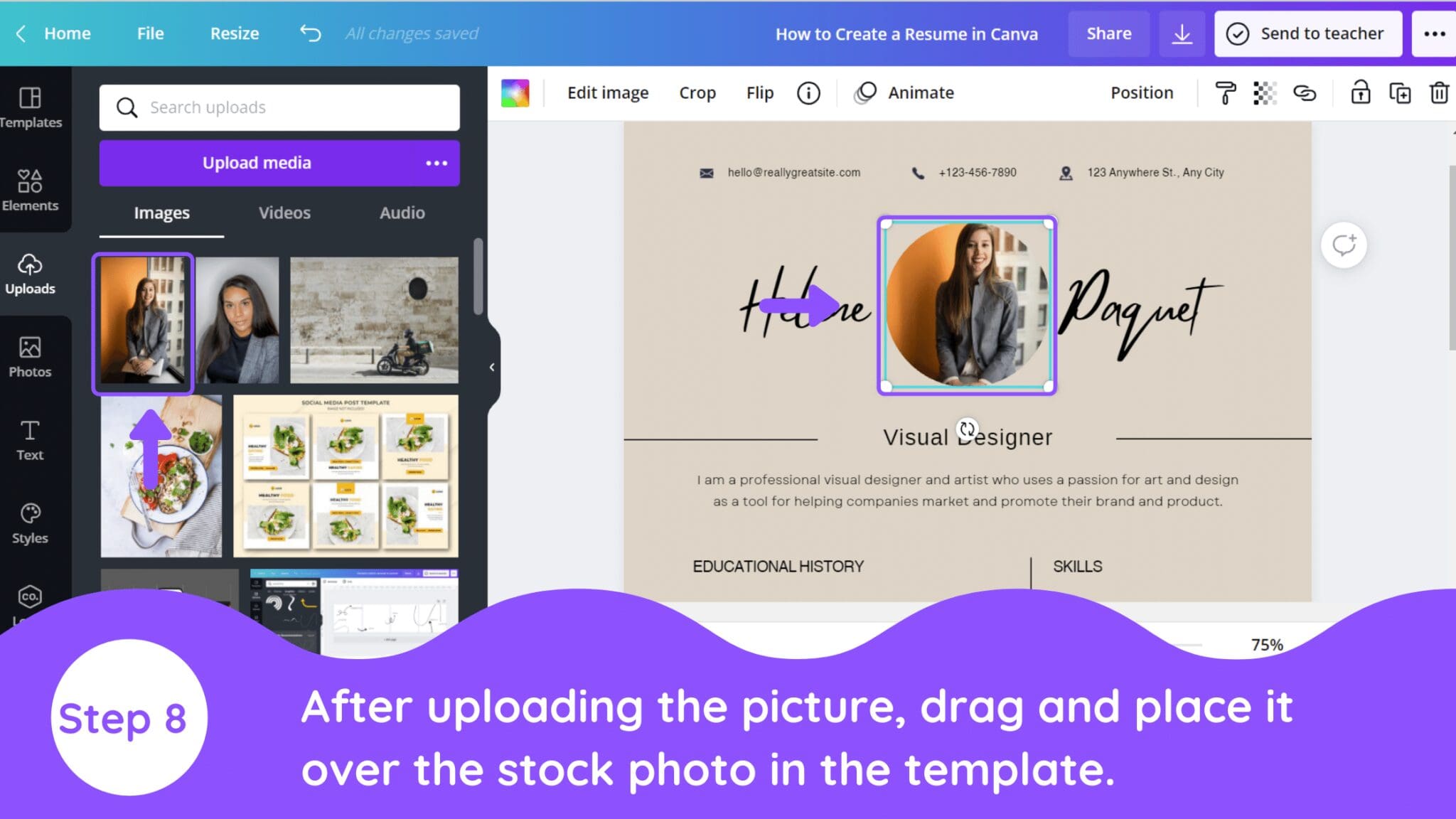 How to Create a Resume in Canva - Blogging Guide