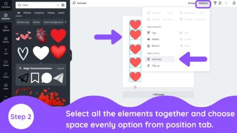 How to Evenly Space Elements in Canva - Blogging Guide