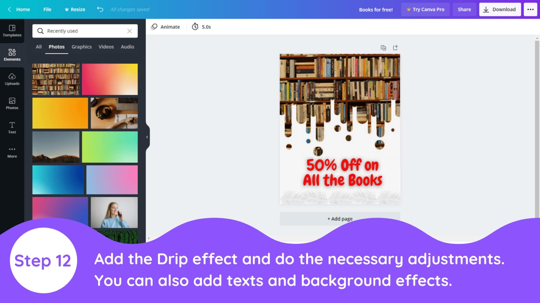 Canva Drip Effect: How to Create a Drip Effect in Canva - Blogging Guide