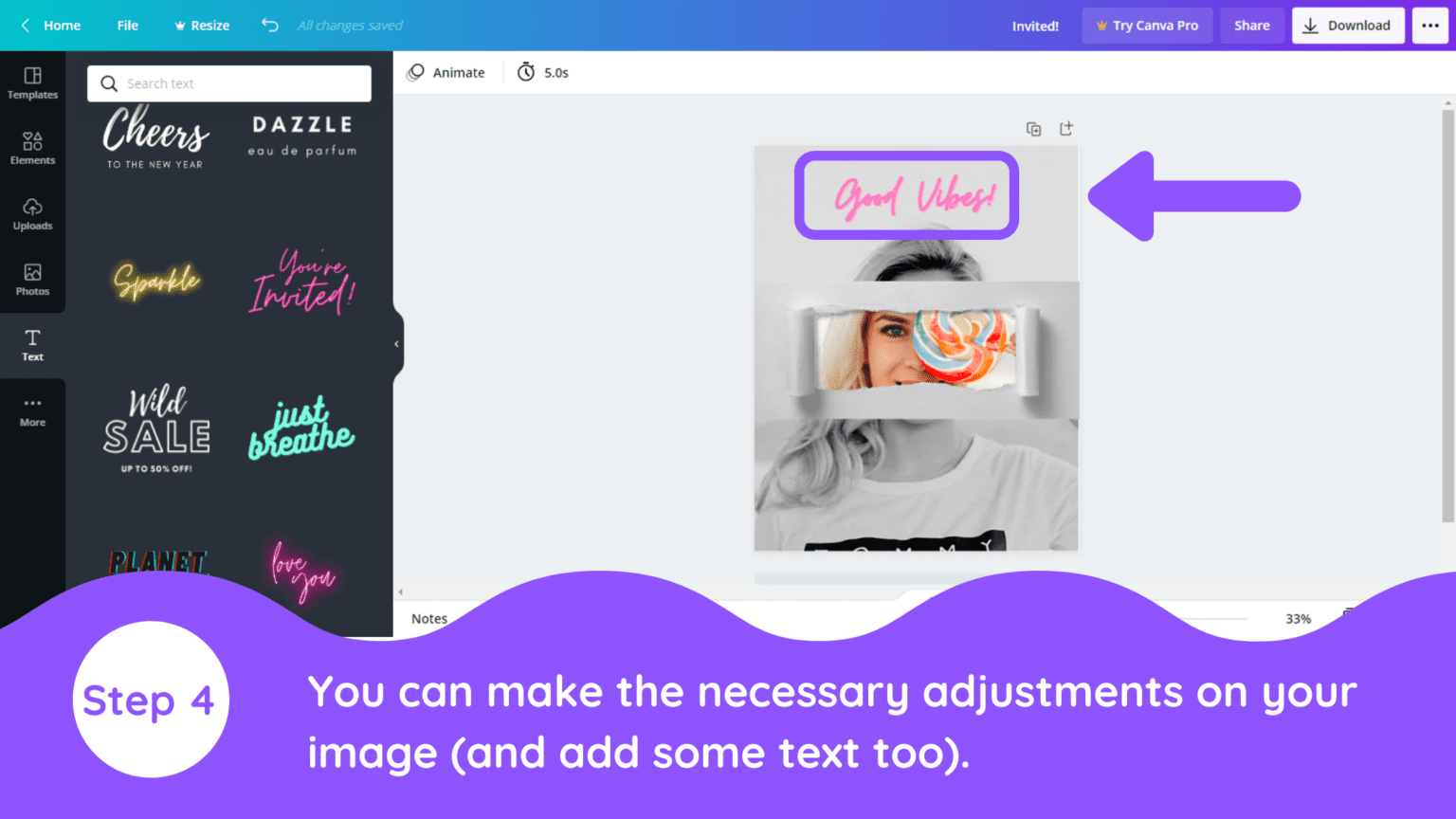 Torn Paper Effect in Canva: Creating Ripped Paper Effect in Canva ...