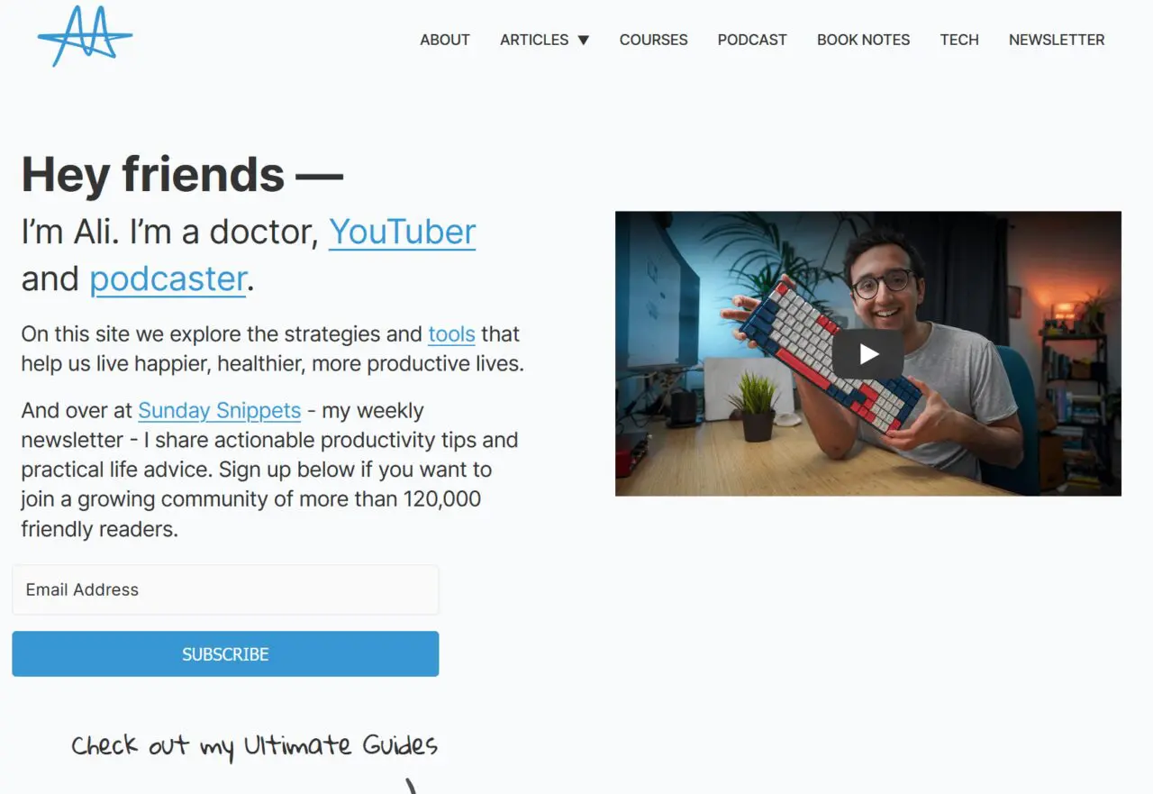 Amazing Ghost Website Examples - Blogging Guide