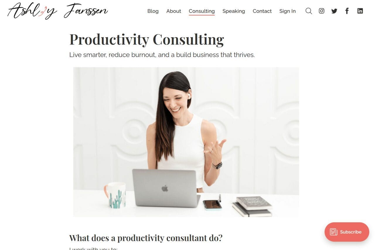 Amazing Ghost Website Examples - Blogging Guide