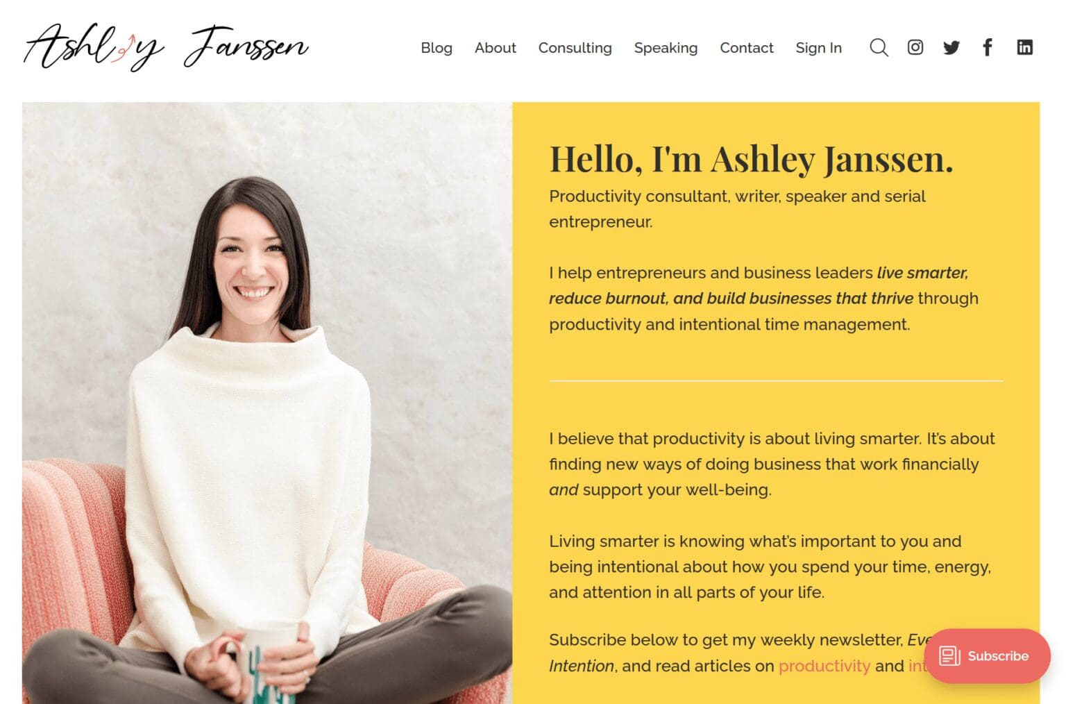 Amazing Ghost Website Examples - Blogging Guide
