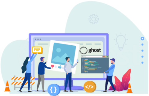 Amazing Ghost Website Examples - Blogging Guide