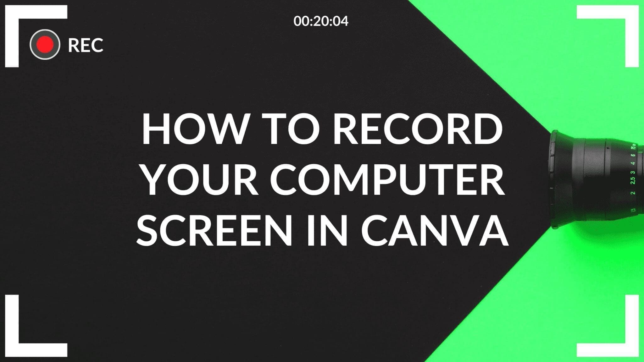 How To Record Your Computer Screen In Canva Recording Canva 