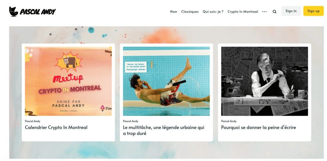 Amazing Ghost Website Examples - Blogging Guide