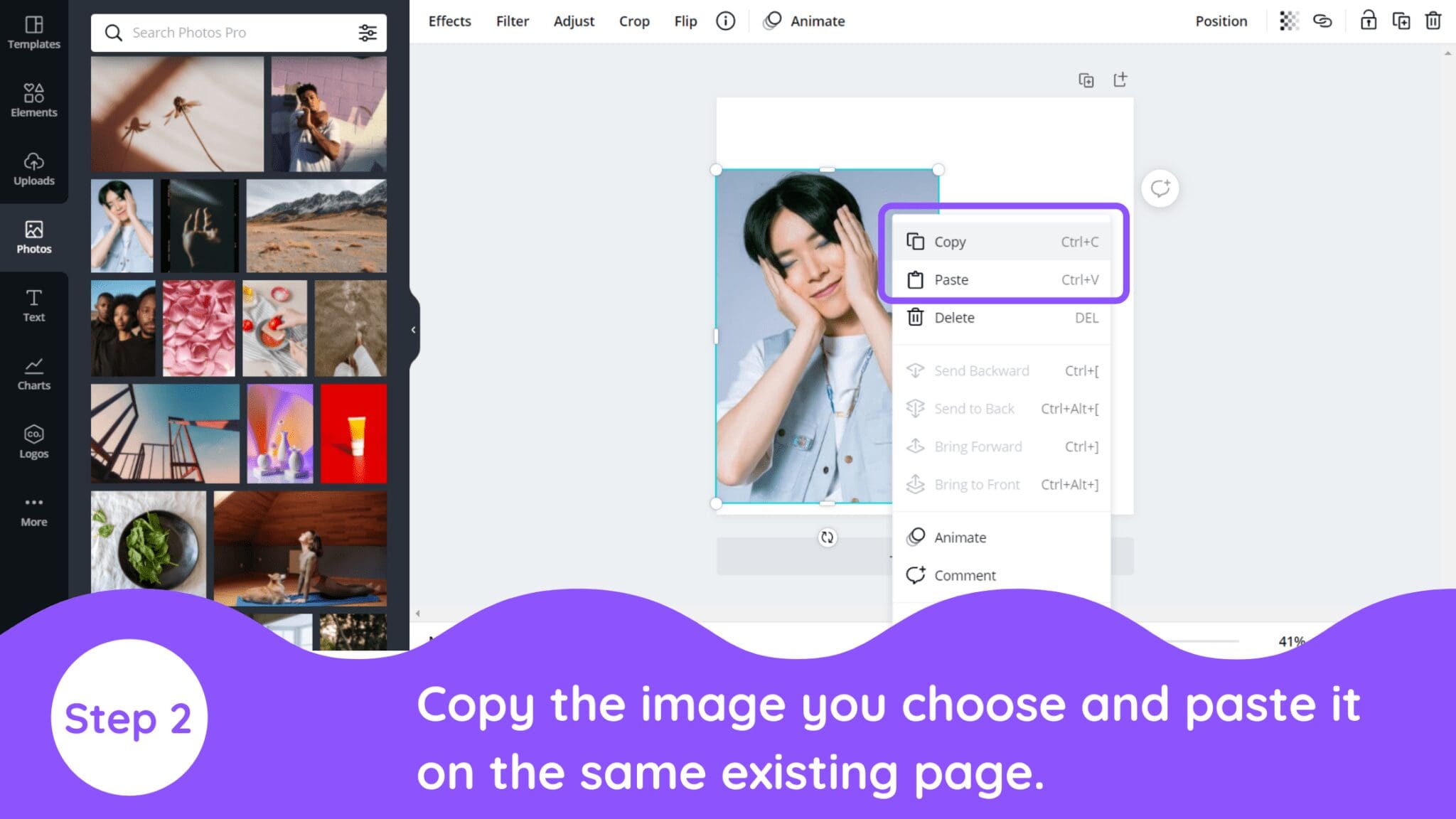 How to Create the Head Popping Out Effect in Canva - Blogging Guide