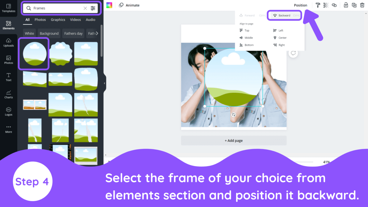 How to Create the Head Popping Out Effect in Canva - Blogging Guide