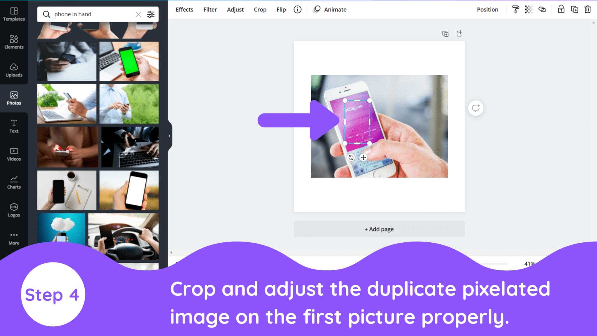 How to Create a Pixelated Effect in Canva - Blogging Guide