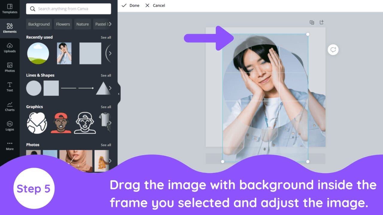 How to Create the Head Popping Out Effect in Canva - Blogging Guide