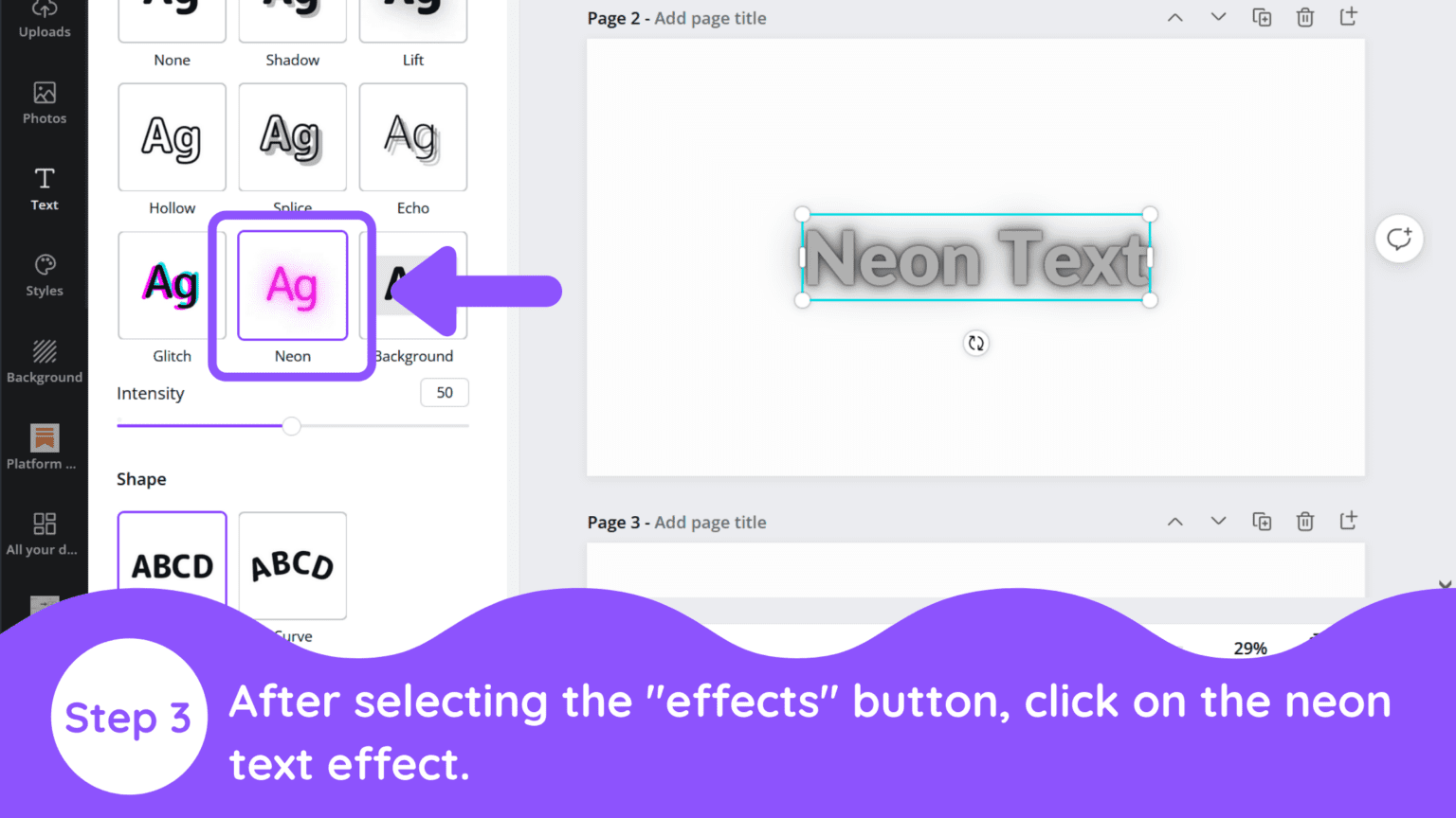 How to Create a Neon Text Effect - Blogging Guide