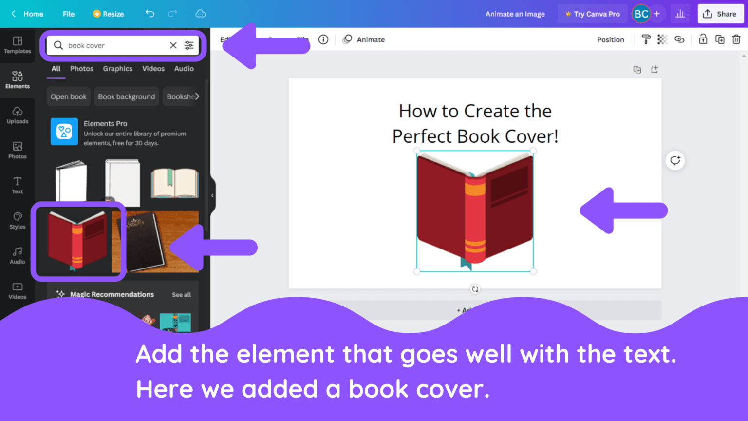 How to Animate an Image in Canva (Instant Animation Effect) - Blogging ...