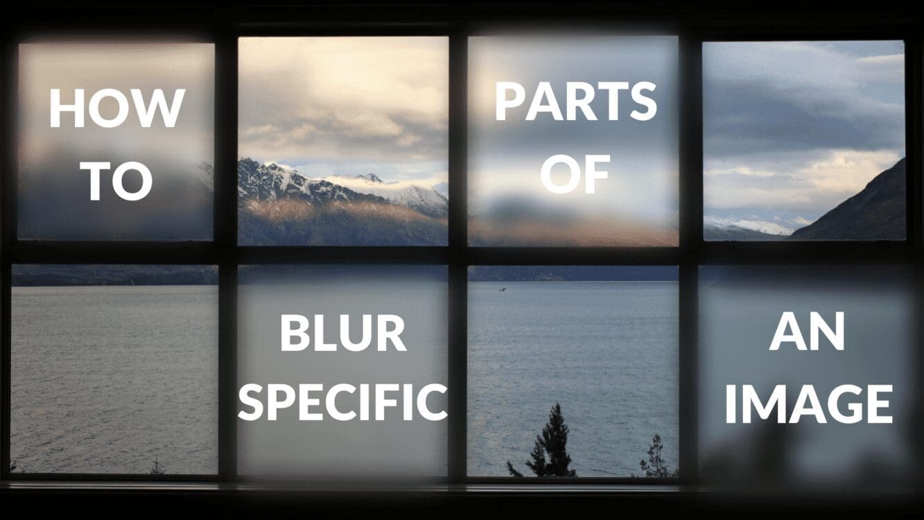 How To Blur Specific Parts Of An Image In Canva Blur Part Of A Photo 