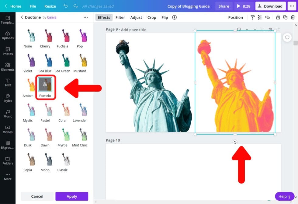 How to Create a Glowing Outline Effect in Canva - Blogging Guide