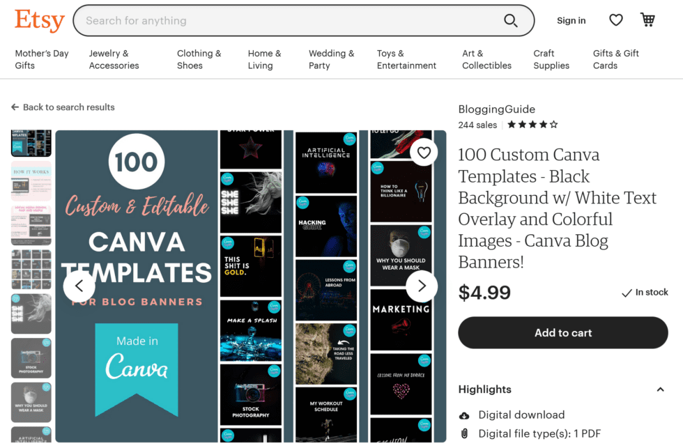 How to Sell Canva Templates on Etsy (Make Money Selling Canva Templates ...