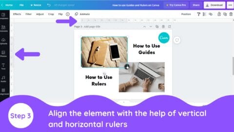 How to Use Rulers and Guides in Canva - Blogging Guide