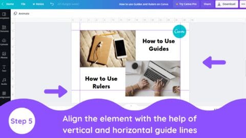 How to Use Rulers and Guides in Canva - Blogging Guide