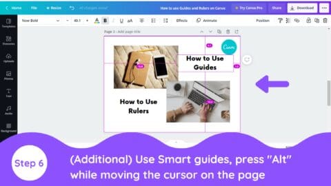 How to Use Rulers and Guides in Canva - Blogging Guide