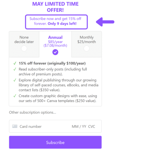 Substack Special Offers and Discounts - Blogging Guide