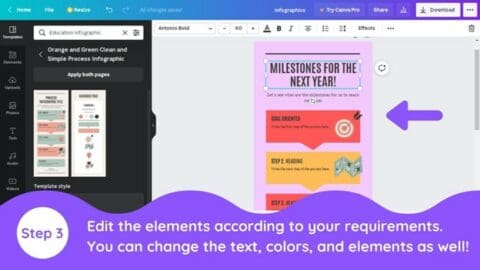How to Create an Infographic in Canva - Blogging Guide