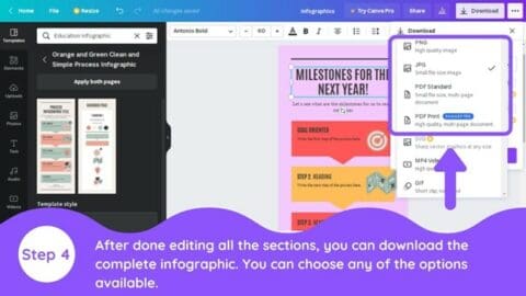 How to Create an Infographic in Canva - Blogging Guide