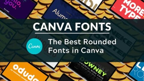Best Rounded Fonts in Canva - Blogging Guide