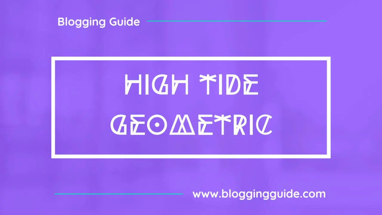 Best Geometric Fonts in Canva - Blogging Guide