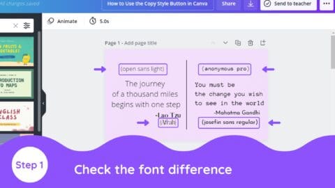 How to Use the Copy Style Button in Canva (Paint Brush) - Blogging Guide