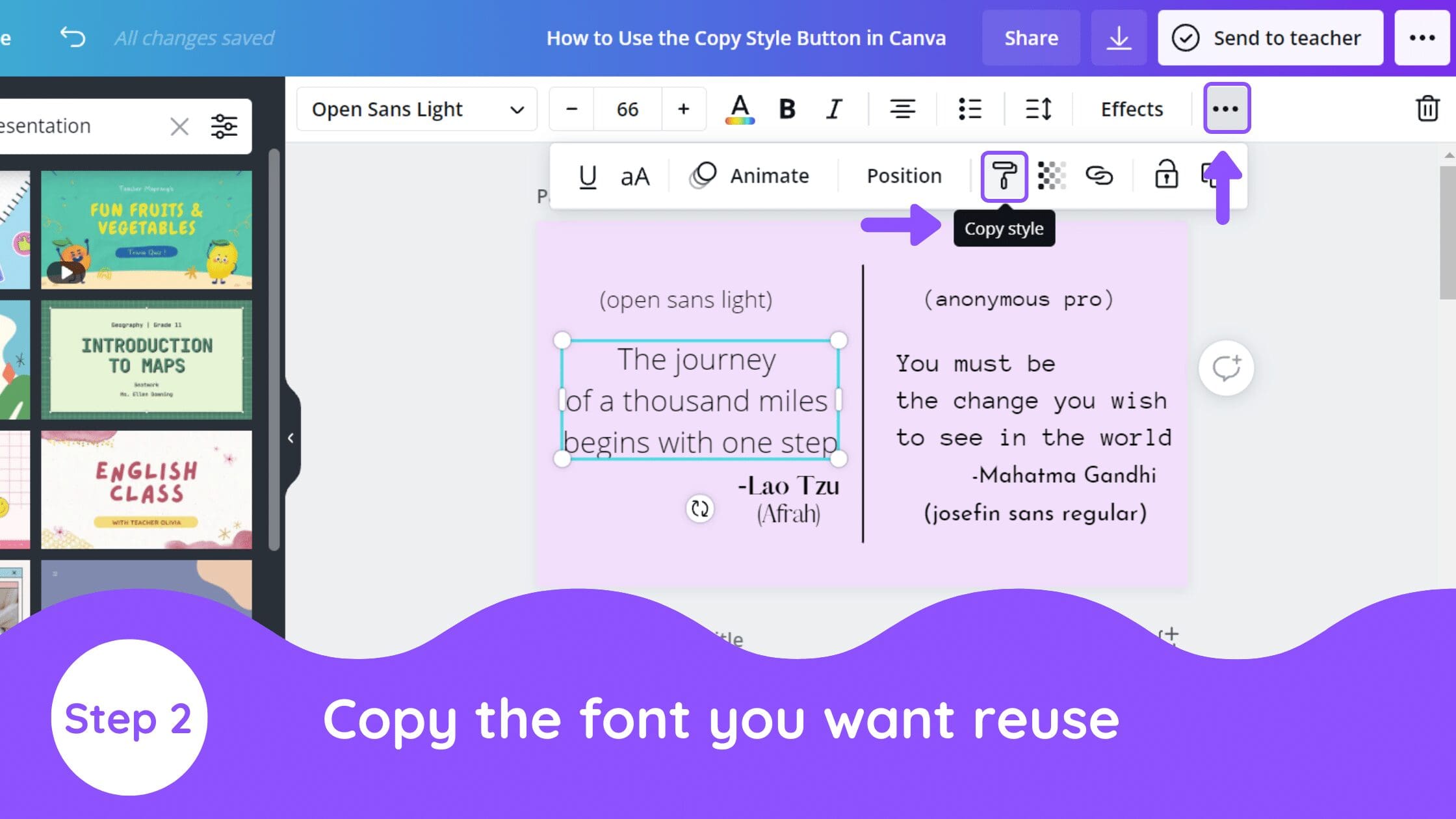 How To Use The Copy Style Button In Canva Paint Brush Blogging Guide How To Use The Copy Style Button In Canva Paint Brush Blogging Guide