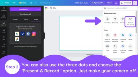 How to Add Audio or Music to Canva - Blogging Guide
