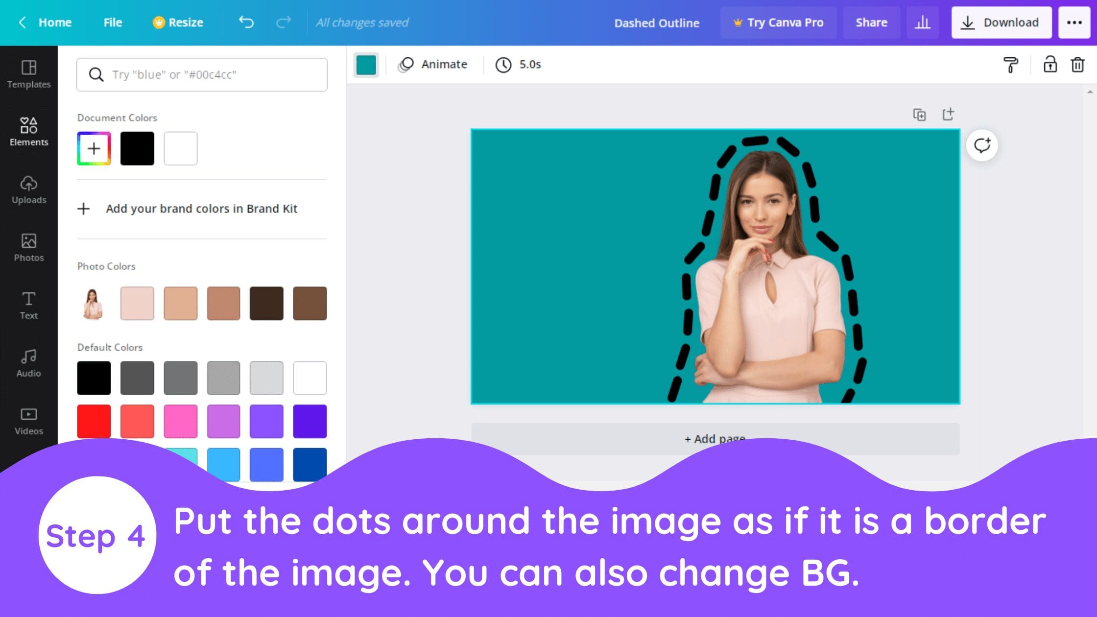 How To Add A Dashed Outline In Canva Blogging Guide